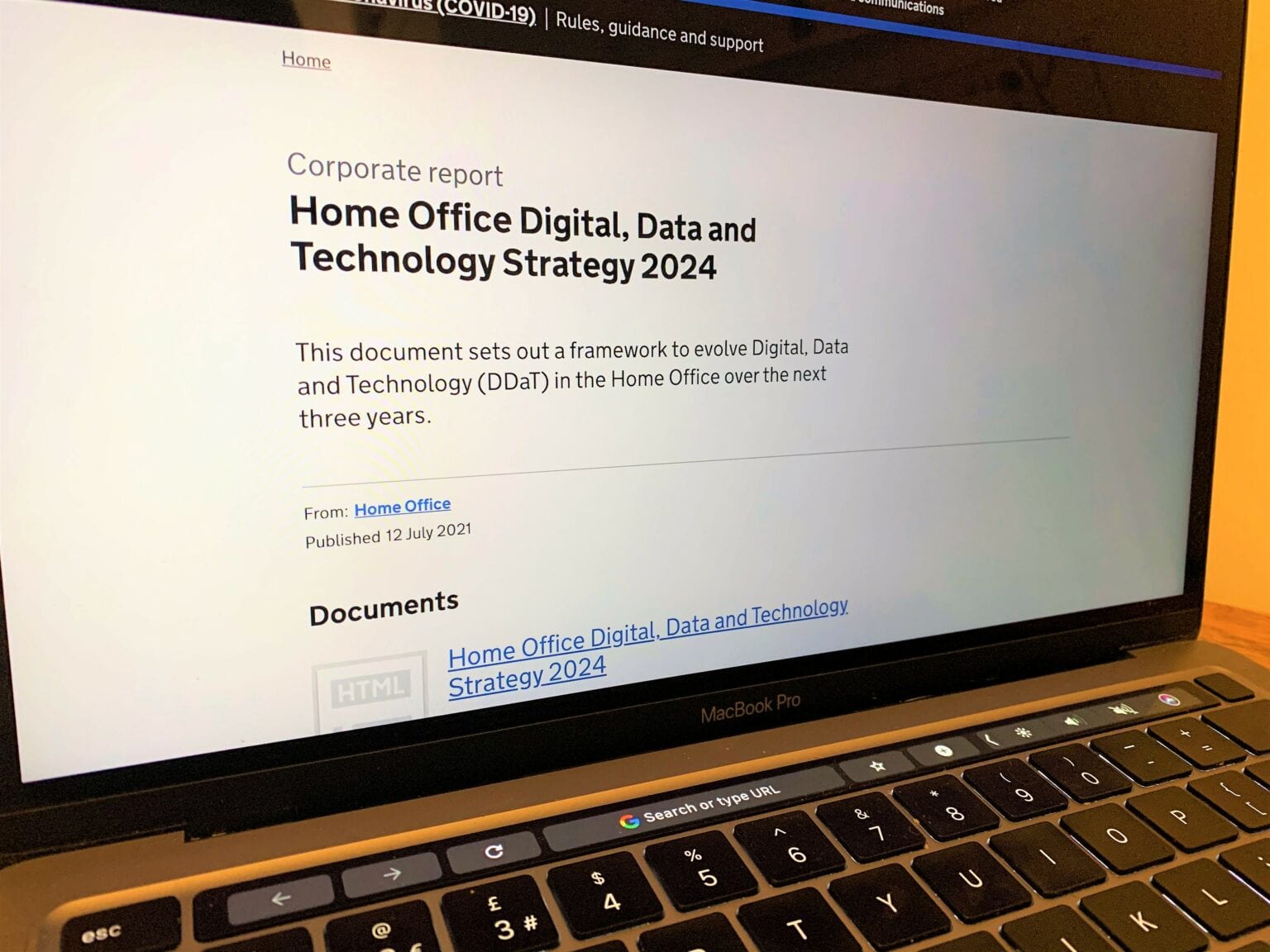 DDaT Strategy – Home Office Digital, Data and Technology
